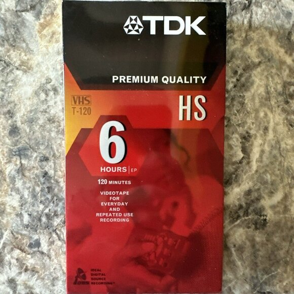 TDK | Media | Tdk T2hs High Standard Vhs Video Tape | Poshmark